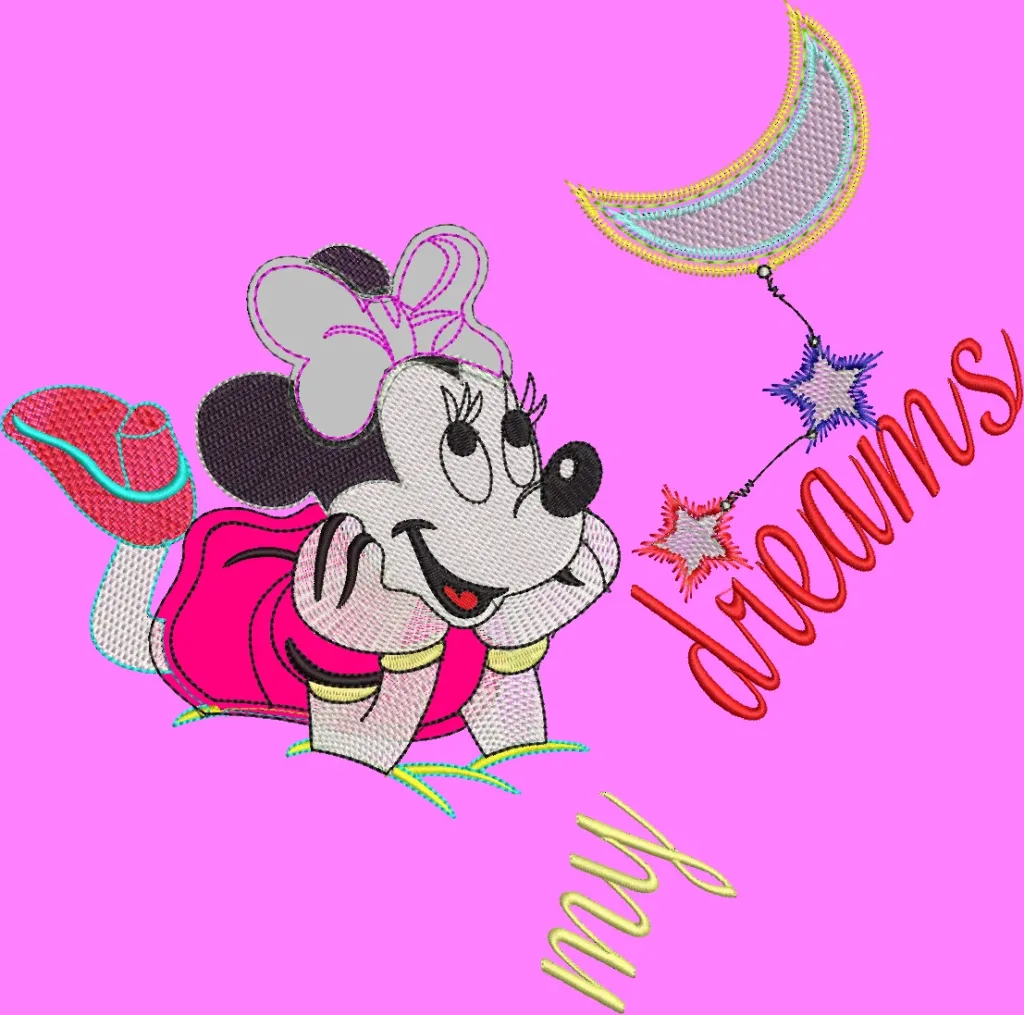 Mickey Mouse Embroidery Design | Hayani Designs