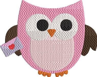 OWL Free embroidery Design