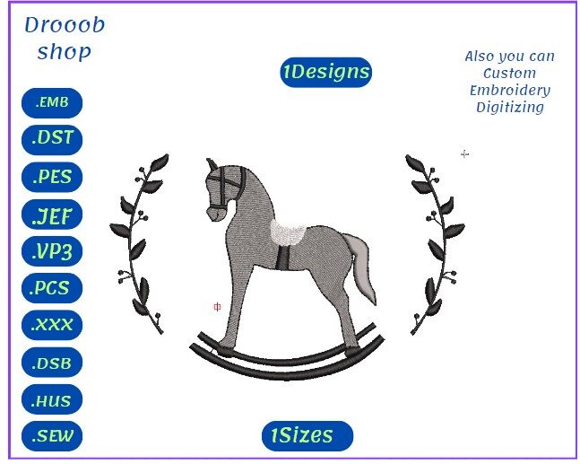 Free Horse Embroidery Designs