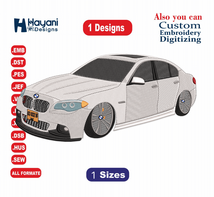 BMW Car Embroidery Designs